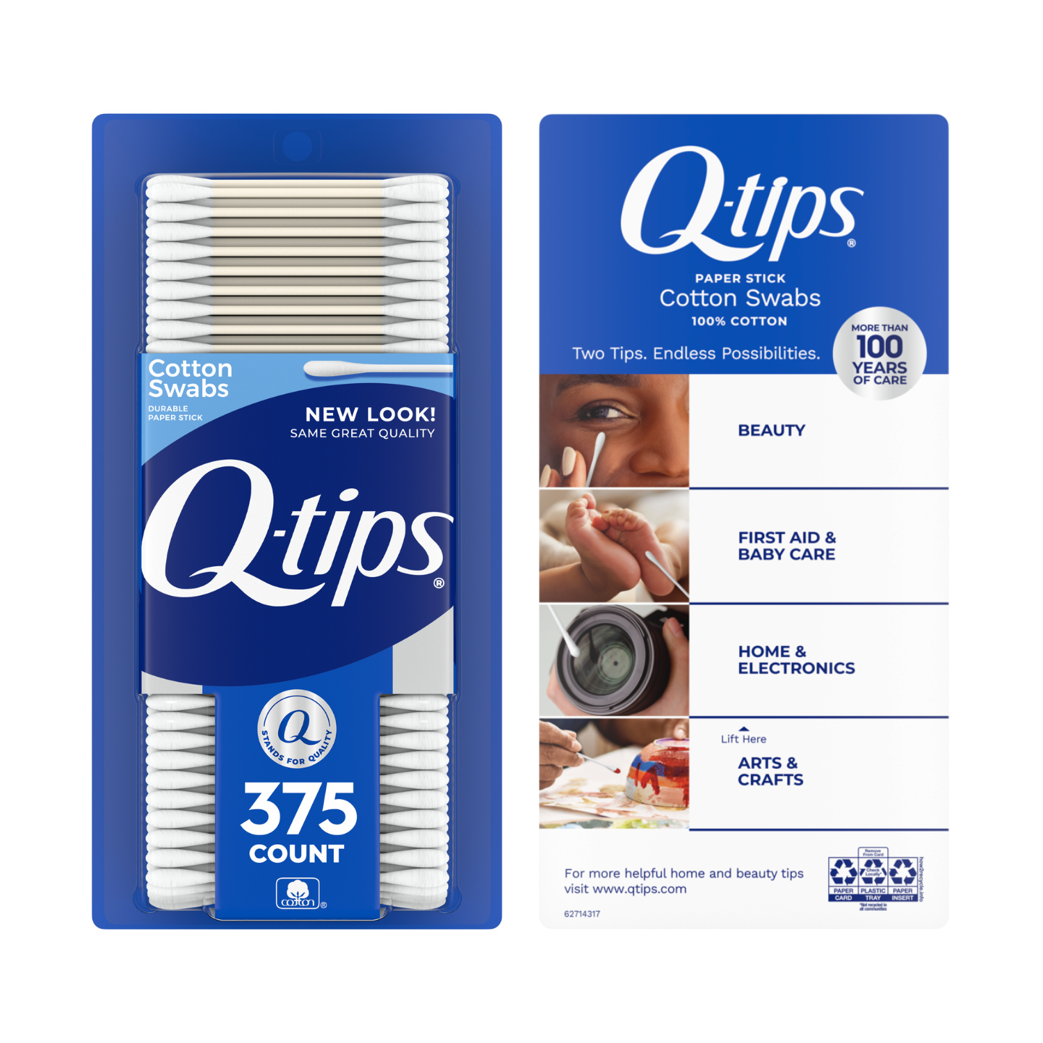Q-tips® High-Quality Cotton Swabs and Cotton Balls